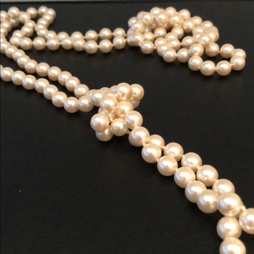 Vintage Long Strand Of Pearls,Pearls , Pearls - Gem